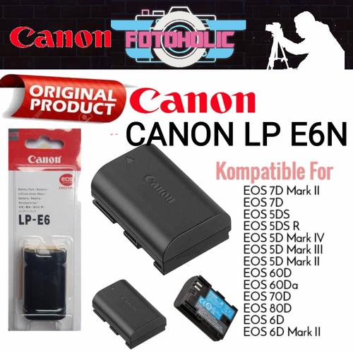 Jual BATERAI CANON LP E6 N /BATERAI LP E6 N/LPE6N/LP E6 N ORIGINAL - canon lp e6 - Jakarta Pusat ...