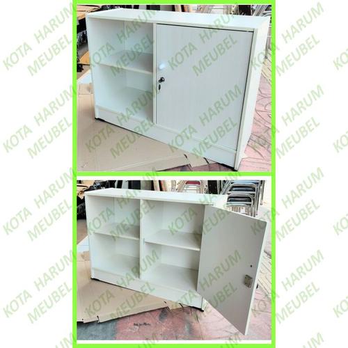 Jual meja tv kayu 80 rak tv meja printer kayu rak printer putih bandung ...