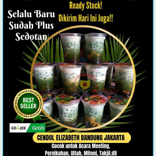 Jual ES CENDOL ELIZABETH Gelas Cup Pres Cendol Dawet Alami Organik ...