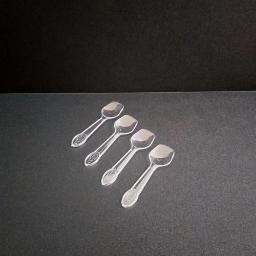 Jual sendok sekop mini plastik/sendok puding/jelly/ice cream/isi 100 ...