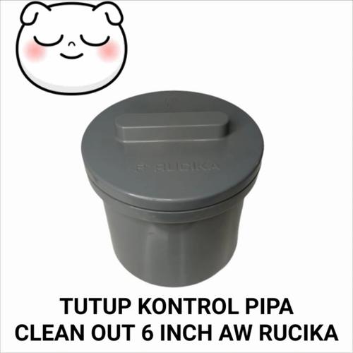 Jual Clean Out 6 inch AW Rucika Tutup Kontrol Septic Tank 6" CO Plug ...
