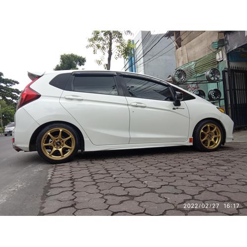 Jual velg mobil jazz,freed r16 hsr sebunsuta lebar 7 pcd 4x100 4x114,3 gold - Kota Surabaya ...