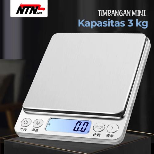 Jual NTN Timbangan Mini Digital Kopi Emas Bumbu Dapur/Scale 3KG 0,1g ...