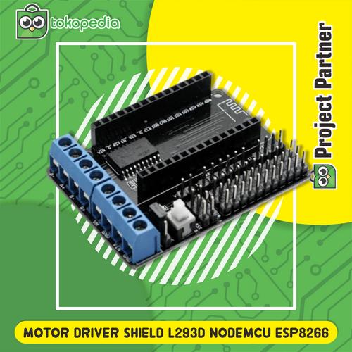 Jual Motor Driver Shield L293D ESP8266 NodeMCU ESP-8266 - Tanpa Esp8266 - Kab. Madiun - Project ...