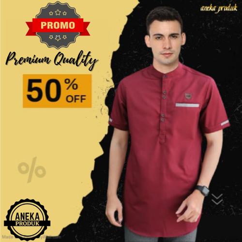 Jual Baju Koko Laki Laki Muslim Dewasa Sholat Pria Remaja Takwa Kokoh ...