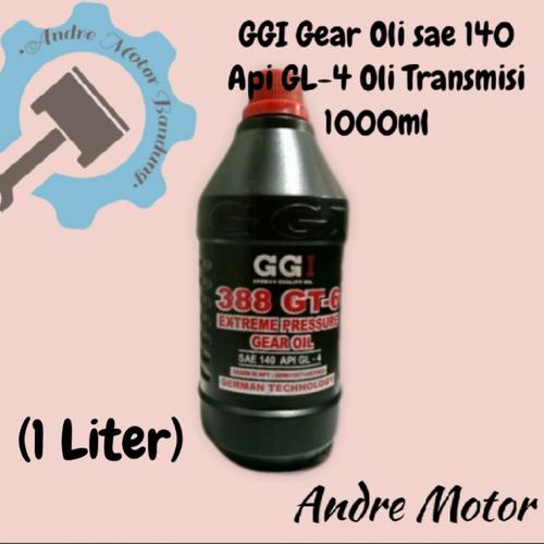 Jual GGI Gear Oli SAE 140 API GL-4 Oli Gardan Oli Transmisi 1000ml ...