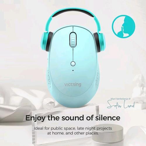 Jual Victsing Mouse Wireless 2.4G Bluetooth Silent DPI up to 2400 ...