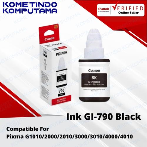 Jual 135ml GL 790 Black 100% Jamin Original ASLI Tinta Canon Pixma ...