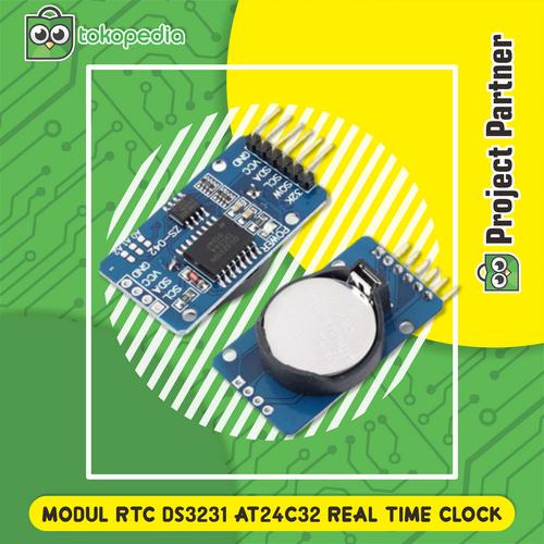 Jual RTC DS3231 AT24C32 Real Time Clock Modul Waktu Arduino Uno Mega ...