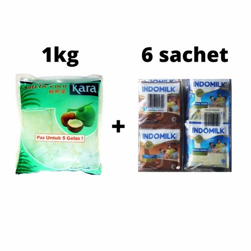 Jual Kara nata de coco 1kg susu indomilk 6 sachet - Kota Salatiga ...