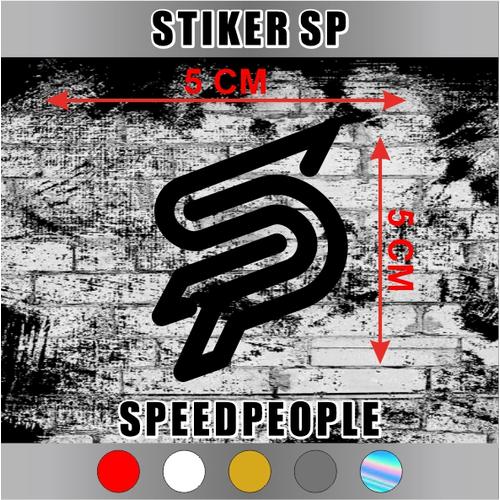 Jual Stiker cutting sp stiker speed people Cutting Sticker - Putih, 5cm ...