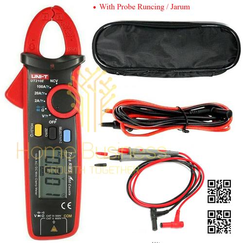 Jual UNI-T UT210E UT210 210 E Tang Ampere Amper AC-DC / Digital Clamp ...