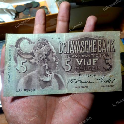 Jual Uang Seri Wayang Pecahan 5Gulden - Kab. Kulon Progo - L_Numis ...