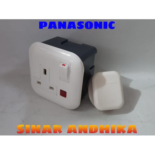 Jual Stop Kontak Ac Set Panasonic Inbow+Steker Wbj1214W+B101-53 ...
