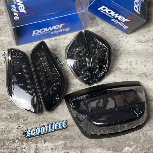 Jual Paket Power 1 Led Indicator Sein & Stoplamp Smoke Series For S LX ...