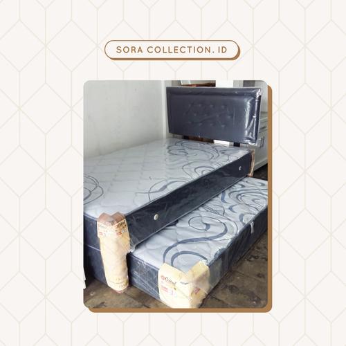 Jual Central Springbed 2 in 1 Ranjang Susun Ukuran 120x200 Full Set ...
