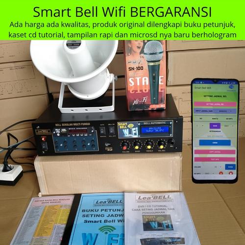 Jual bel sekolah otomatis wifi satu speaker ( seting jadwal via hp ...