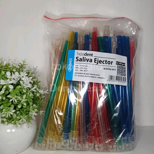 Jual Saliva Ejector / Suction Tip Disposable / Pengisap Air Liur- Isi ...