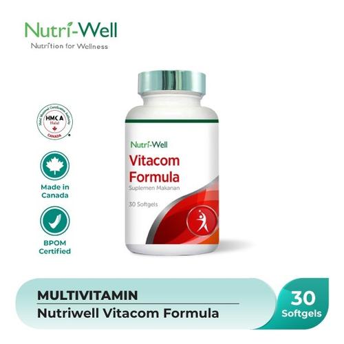 Promo Nutriwell Vitacom Formula Nutri Well Vitamin C Daya Tahan Tubuh ...