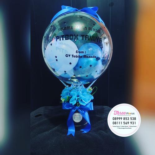 Jual box bunga balon / hadiah ucapan congratulations / hadiah ucapan ...