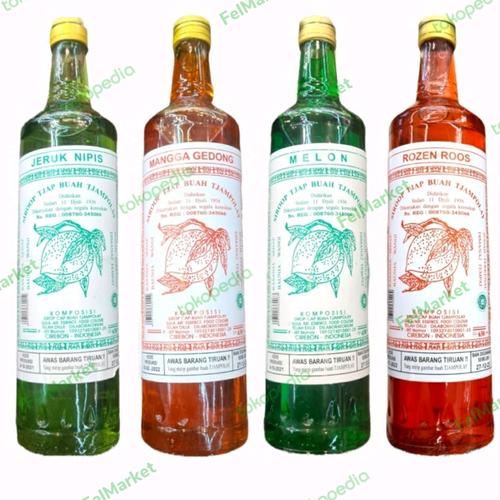 Jual sirup tjap buah Tjampolay all varian siroop | 630 ml - Hijau ...