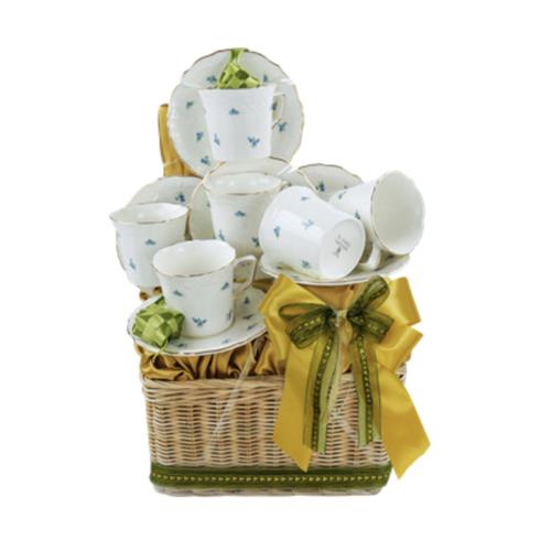 Jual Parsel Hampers Hadiah Gift Estina Blue Coffee Set 12pcs Saint ...