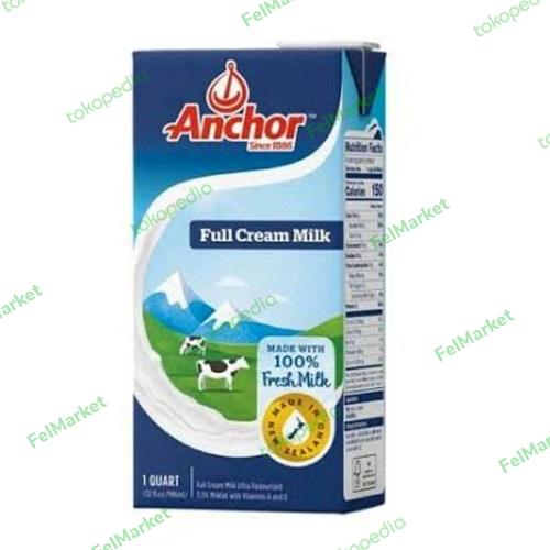 Jual anchor uht full cream milk | 1 ltr - Jakarta Barat - FelMarket ...