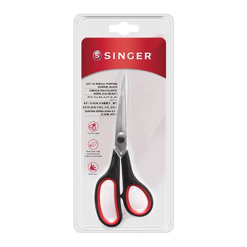 Jual Gunting Kain 8,5" ( Singer Scissors All Purpose Black ) - Kota ...