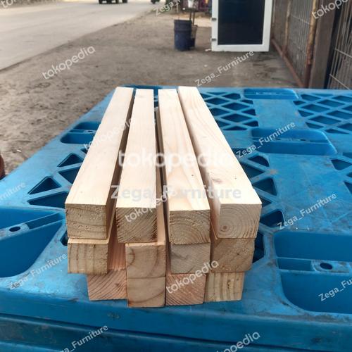 Jual kayu kaso / balok jati belanda 60 x 4 x 4 cm amplas halus ...
