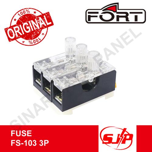 Jual FUSE KUBUR DENGAN FUSE KACA 10A FS-103 / FS103 3P Fort - Jakarta ...