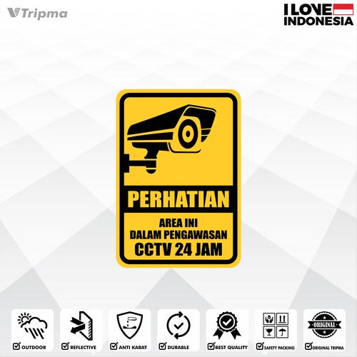 Jual Rambu Pengawasan CCTV 35cm x 50cm Plat Alumunium - Kota Bandung ...