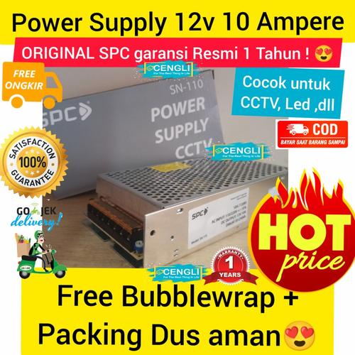 Jual Power Supply PSU Jaring 12V 10A 12 VOLT 10 A 10 Ampere SUPPLAI ...