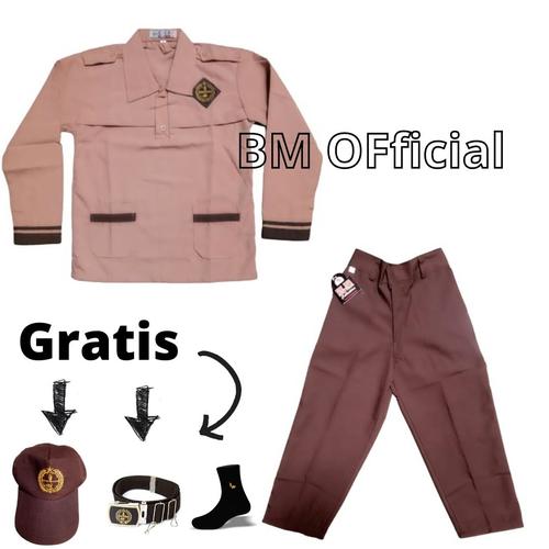 Jual Setelan Baju Pramuka SD Siaga Seragam Sekolah SD Laki PANJANG ...