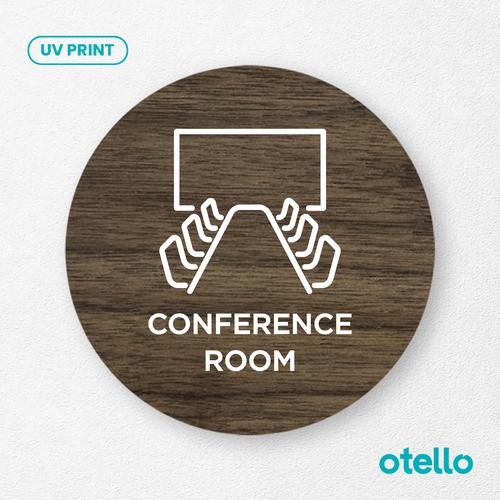 Jual Signage Conference Room Sign Board Kayu Print Tulisan Label Nama ...