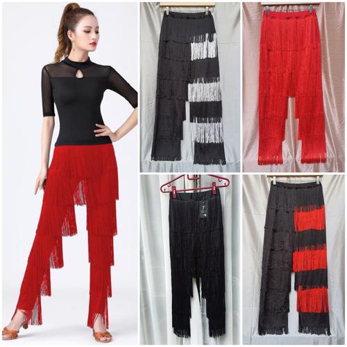 Jual celana rok rumbai line dance dansa wanita women pants CLN - Hitam ...