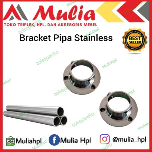 Jual BRACKET TOPI PIPA STAINLESS - ¾ Inch - Kab. Sukoharjo - Muliahpl ...