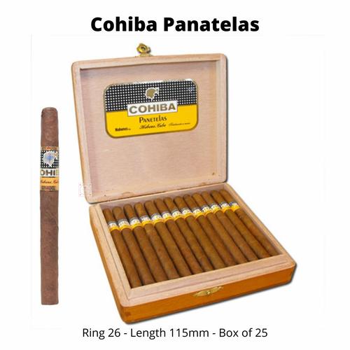 Jual Cohiba Panatelas - Box of 25 stick cerutu cuban cigar - Jakarta ...