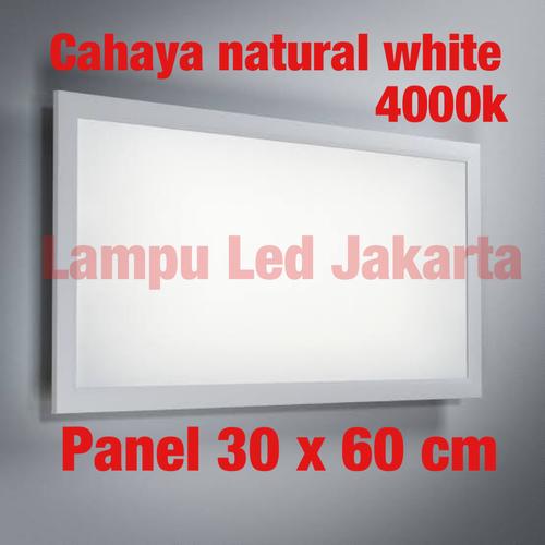 Jual Lampu LED panel 30x60 36watt 4000k natural white. Lampu panel ...