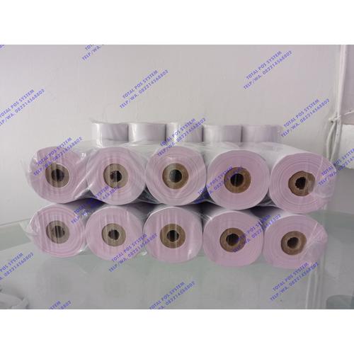 Jual Kertas Kasir Struk Paper Roll Ukuran 75x65 2 Ply (rangkap 2 ...