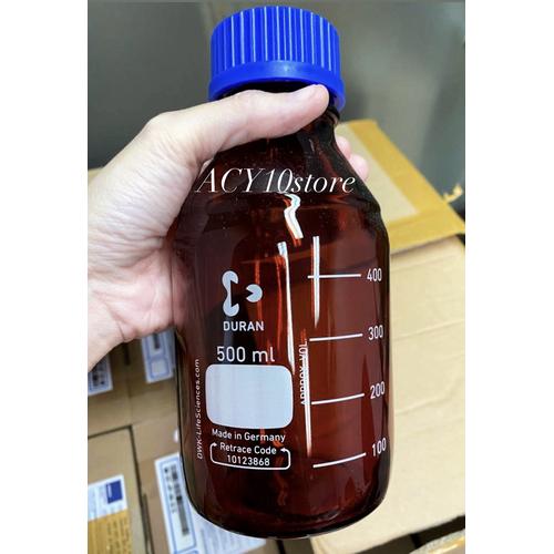 Jual Laboratory Bottle / Botol Lab DURAN Amber 500ml, 750ml, 1000ml ...