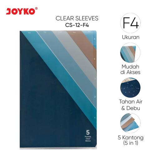 Jual MAP L BENING CLEAR SLEEVES Transparan JOYKO CS-12-F4 - Jakarta ...