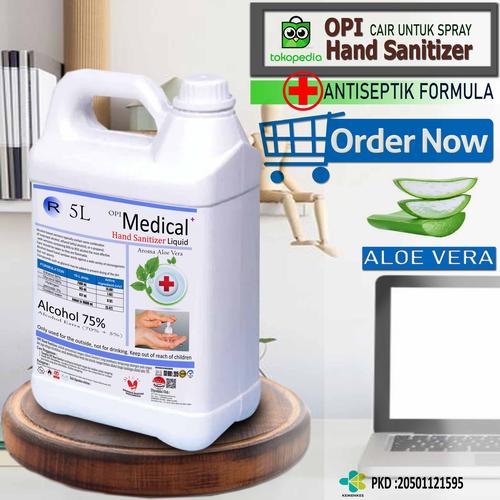 Jual Korea Hand Sanitizer Cair 5 Liter - Medical Aloe, 500ml - Kota ...