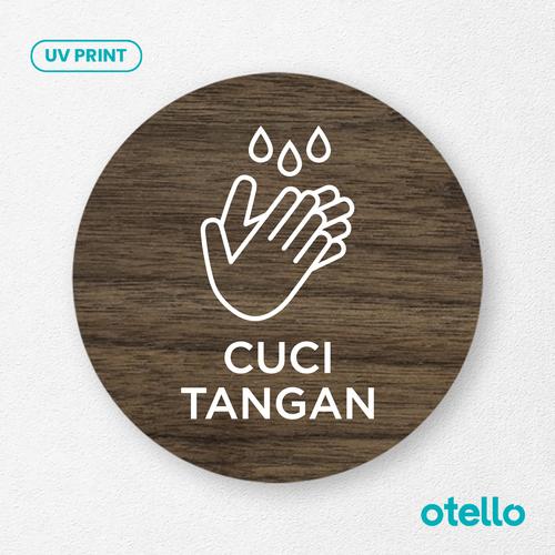 Jual Signage Cuci Tangan Sign Board Kayu Print Tulisan Papan Label ...