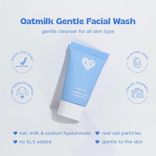 Jual [TRIAL SIZE] Harlette Oatmilk Gentle Facial Wash - Kab. Tangerang ...