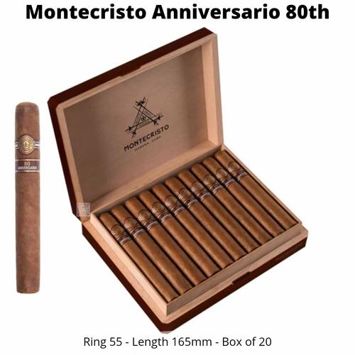 Jual Montecristo Anniversario 80th - Box of 20 stick cerutu cuban cigar ...