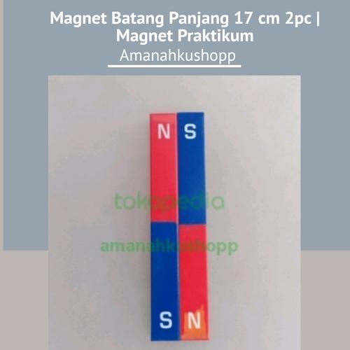 Jual Magnet Batang Panjang 17 cm 2pc | Magnet Praktikum - Kab. Bekasi ...
