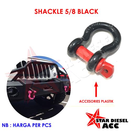 Jual TARIKAN BUMPER DEPAN SHACKLE OMEGA 5/8 KECIL HITAM MERAH - Kota ...