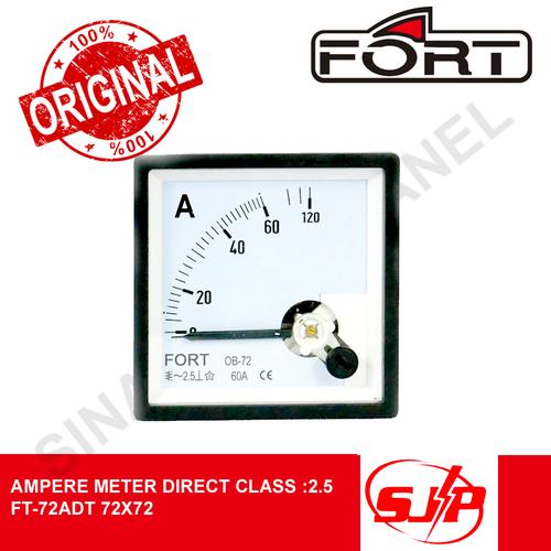 Jual AMPERMETER ANALOG DIRECT FT-72ADT / AMPER METER FT72ADT 72X72 FORT ...