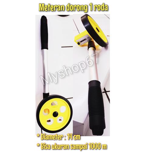 Jual METERAN DORONG 1 RODA/MEASURING WHEEL/ALAT UKUR DIAMETER 14CM-10 ...