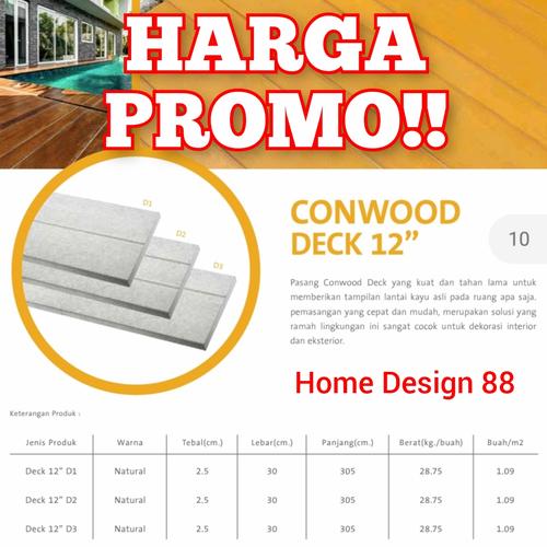Jual Conwood Deck 12" conwood decking lantai conwood - Deck 12" D0 ...